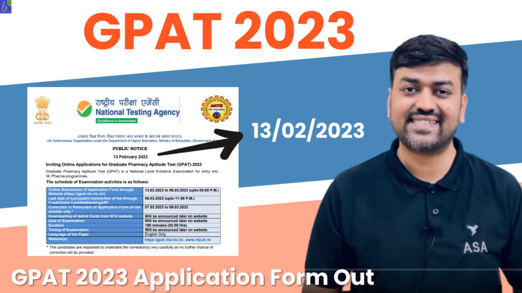 GPAT-2023 Admit Card Download Link -GPAT 2023 Exam Date, GPAT Syllabus ...